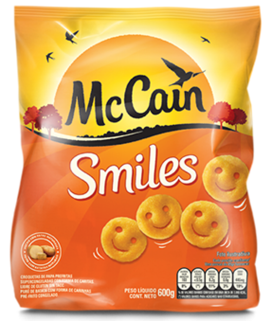 Papas McCain smiles x 600g | Frizería